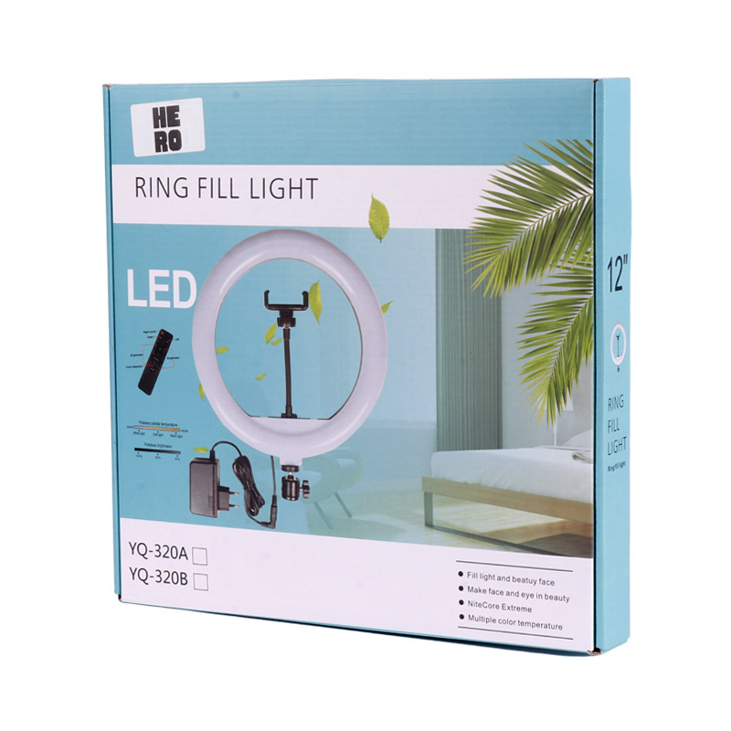 رینگ لایت "Hero YQ-320A 12 - لوازم جانبی موبایل | لوازم باکس
